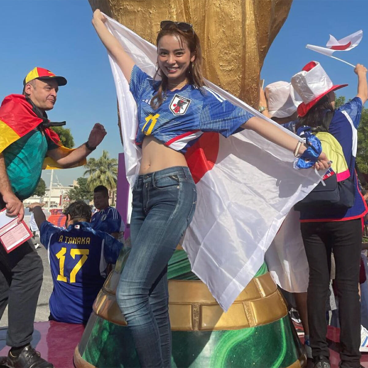 Shonoはw杯で「謎の美女サポーター」と話題に! スポーツ中継に映る人はどう決まる?|日刊サイゾー